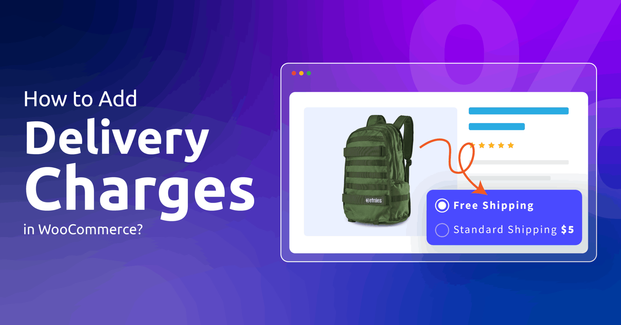 How to Add Delivery Charges in WooCommerce?